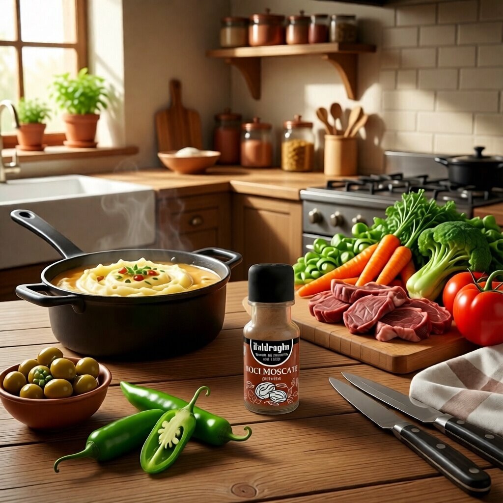 Мускатный орех молотый Italdroghe 50 г стеклянная банка, Италия