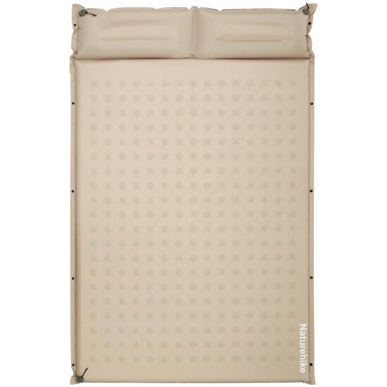 Naturehike Коврик CNK2550WS025 D Series R4.9 Double самонадувной туристический бежевый