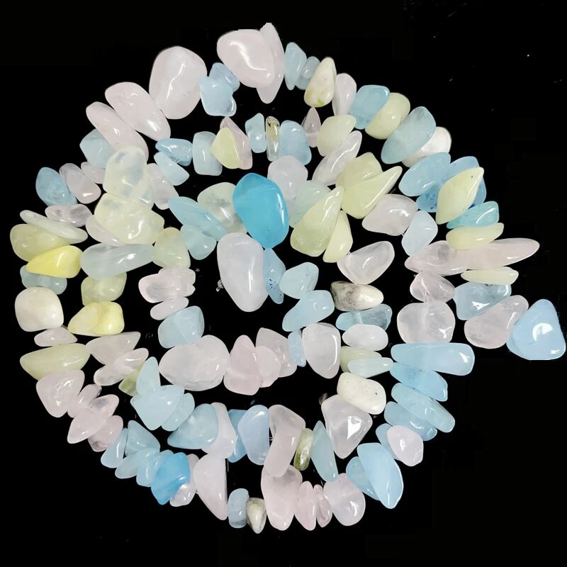 Бусины из камня для браслета Morganite