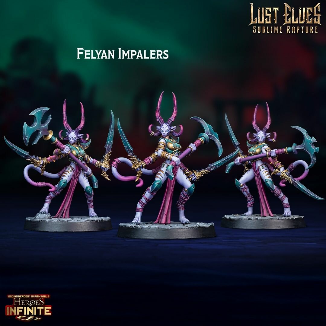 Миниатюра Warhammer Hedonites of Slaanesh/Felyan Impalers