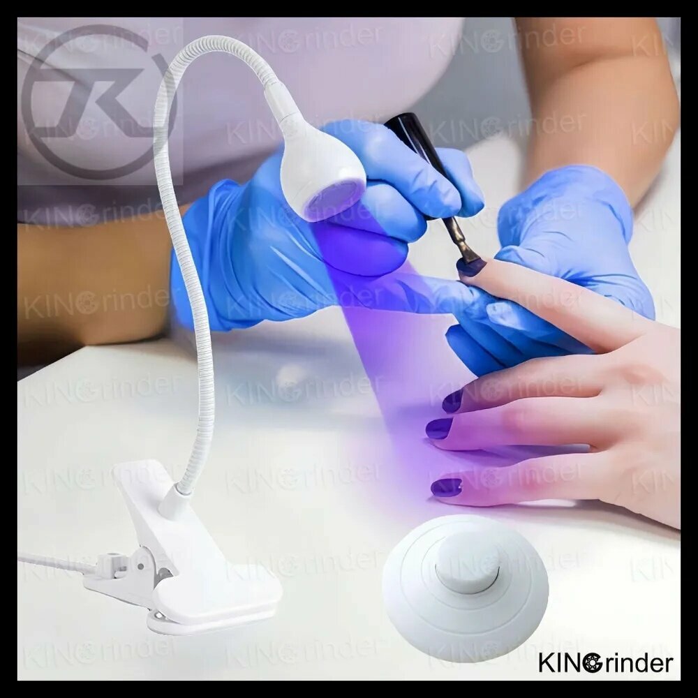 USB-лампа для полимеризации гель-лака Портативная UV/LED лампа с ножной педалью для быстрого маникюра и педикюра
