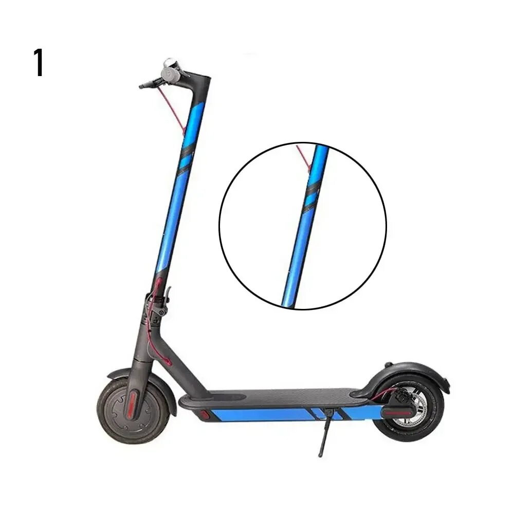 Отражающие наклейки для Xiaomi Mijia M365 Синий, 1