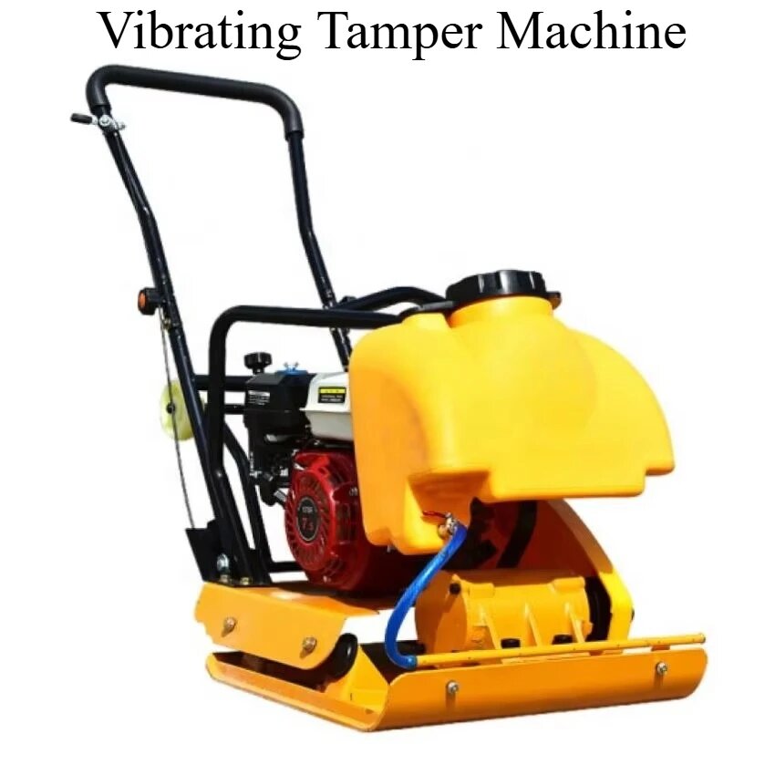 Портативная виброплита с сертификацией, с бензиновым и дизельным двигателем, для строительных работ