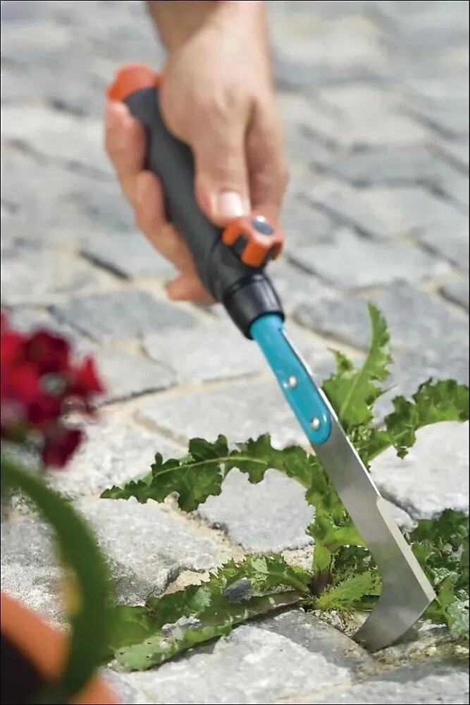 Корнеудалитель GARDENA 8927 для удаления мха и сорняков, рукоятка 16 см, высокоуглеродистая сталь
