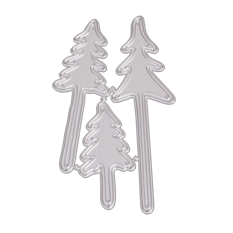 Christmas Trees Metal Cutting Dies Stencil DIY Scrapbooking Album Paper Template