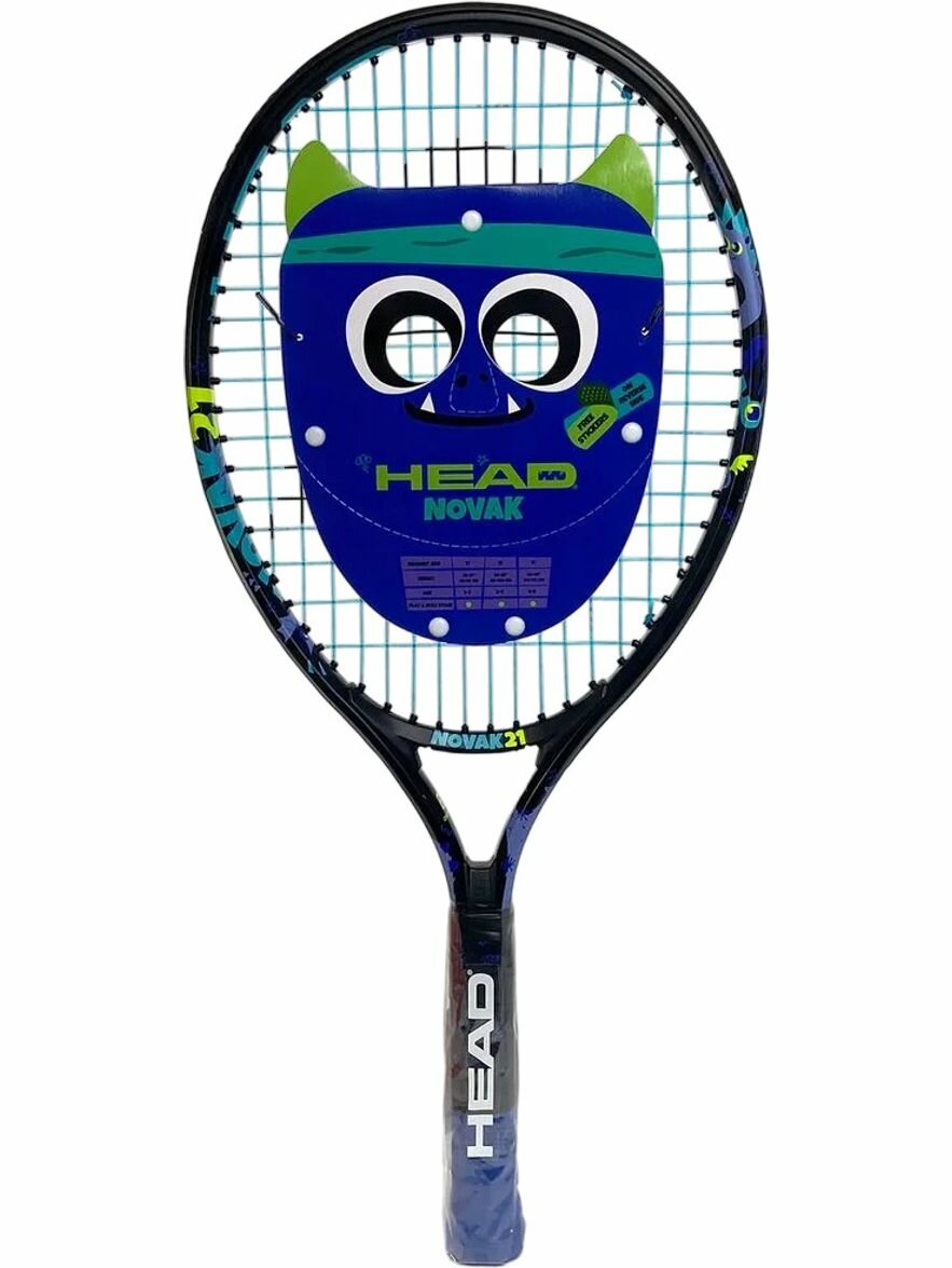 Ракетка; Head; Novak 21, Композитный материал, цвет черный, унисекс