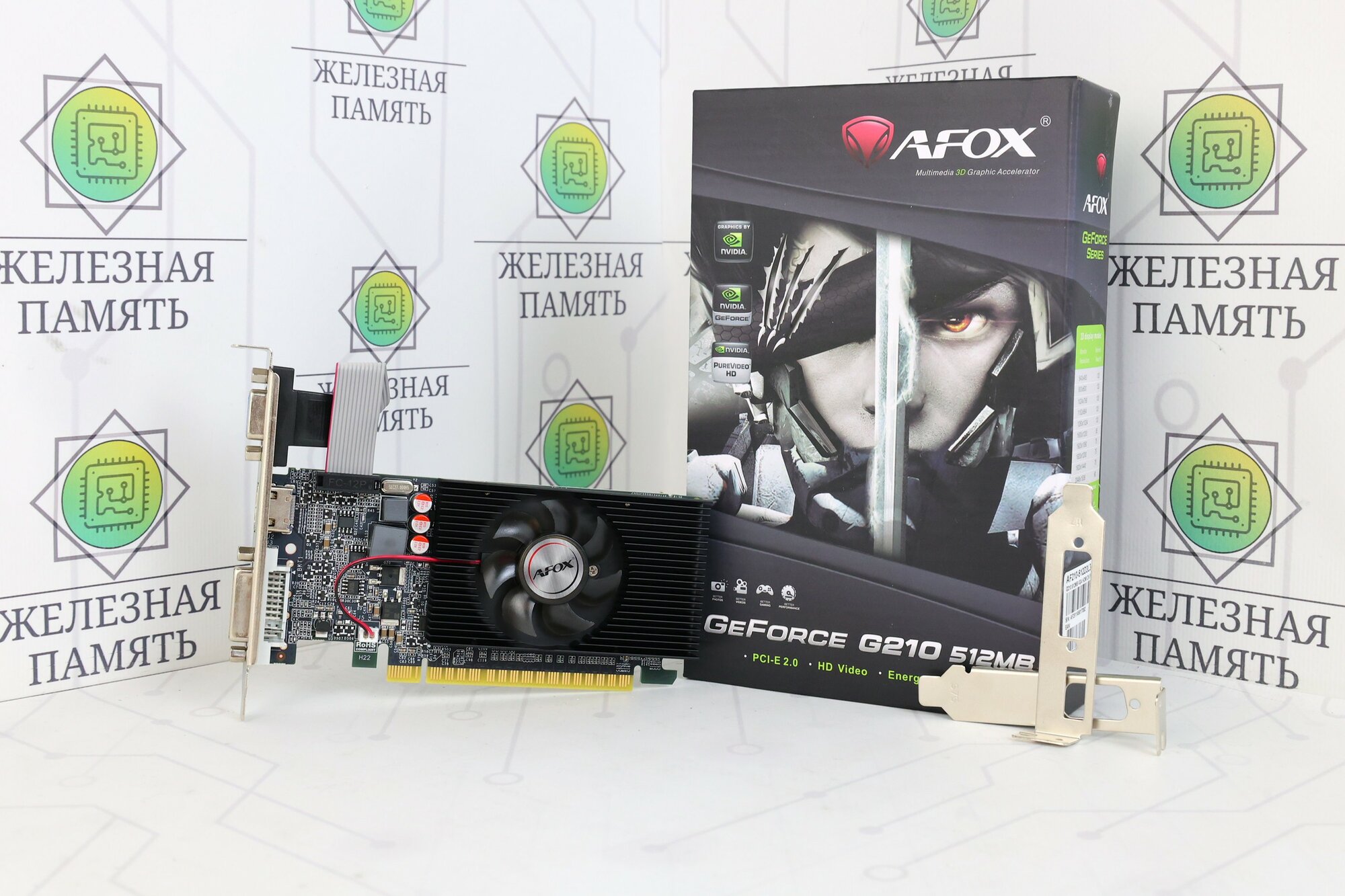 Видеокарта GeForce G210 AF210-512D3L3-V2 512 МБ (AF210-512D3L3-V2)