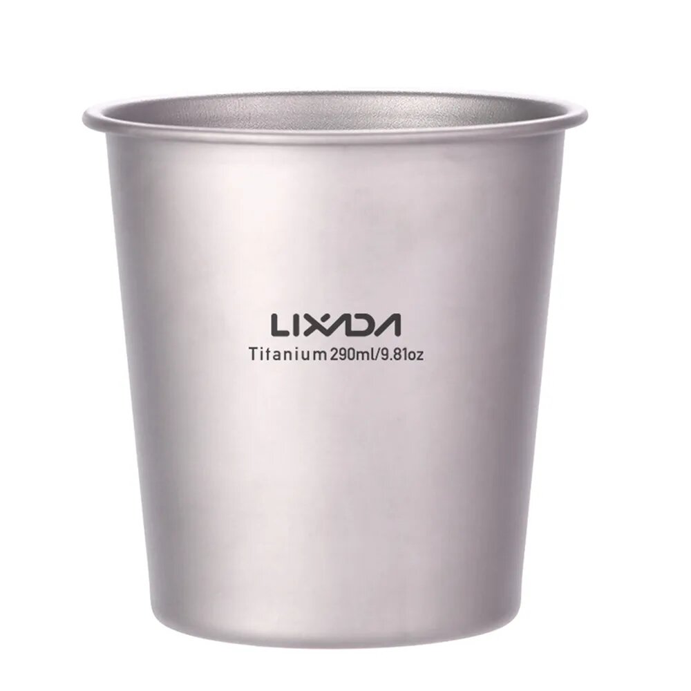 Tool leader чая, Lixada 290 мл легкая титановая чашка для пива, для кемпинга, , сока, походов