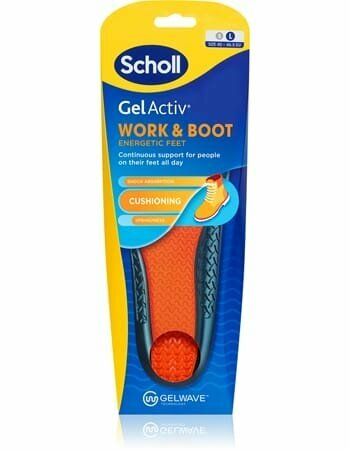 Стельки Scholl GelActiv Work, large EU 40-46.5, 1 пара