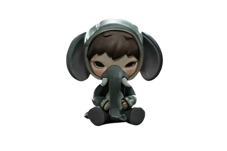 Фигурка унисекс POP MART Hirono City Of Forgiveness Collection Третье Поколение 100%, Confirmed-Elephant (Open)