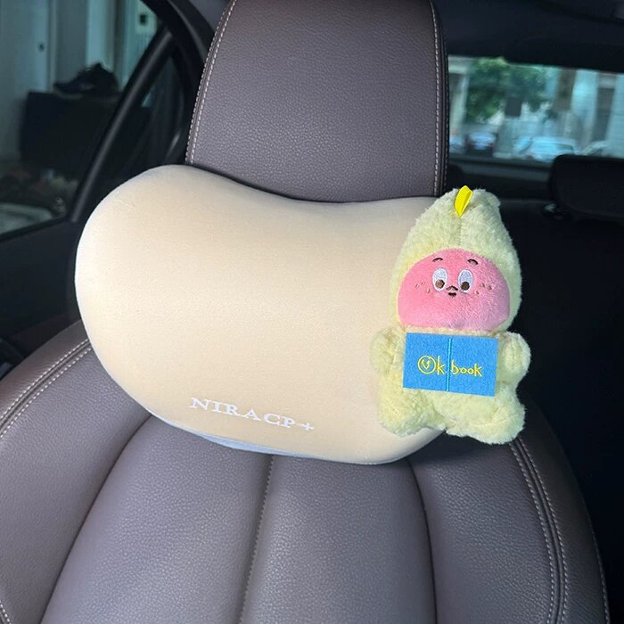 Одиночная подушка для шеи из пены памяти для автомобиля с дизайном Little Daze, удобная для вождения
