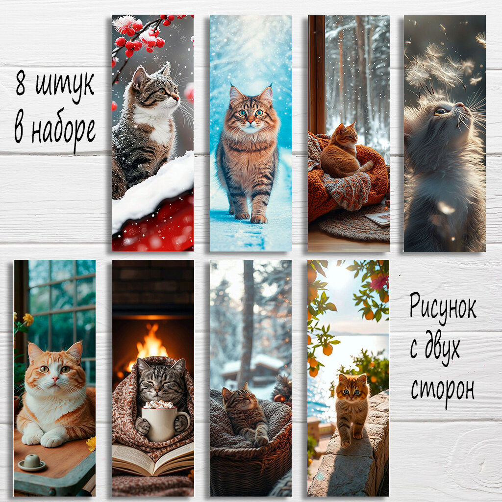 Закладки для книг Котик