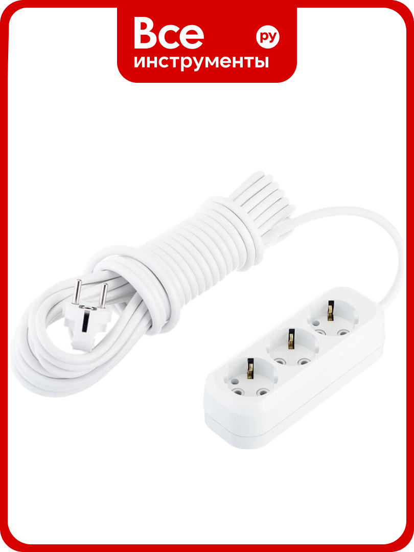 Удлинитель MAKEL 3x10 м, с заземлением MGP138