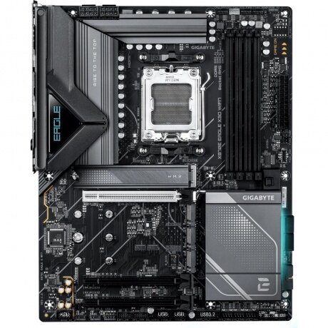 Материнская плата GIGABYTE X870E EAGLE X3D WIFI7, AM5, X870, 4*DDR5