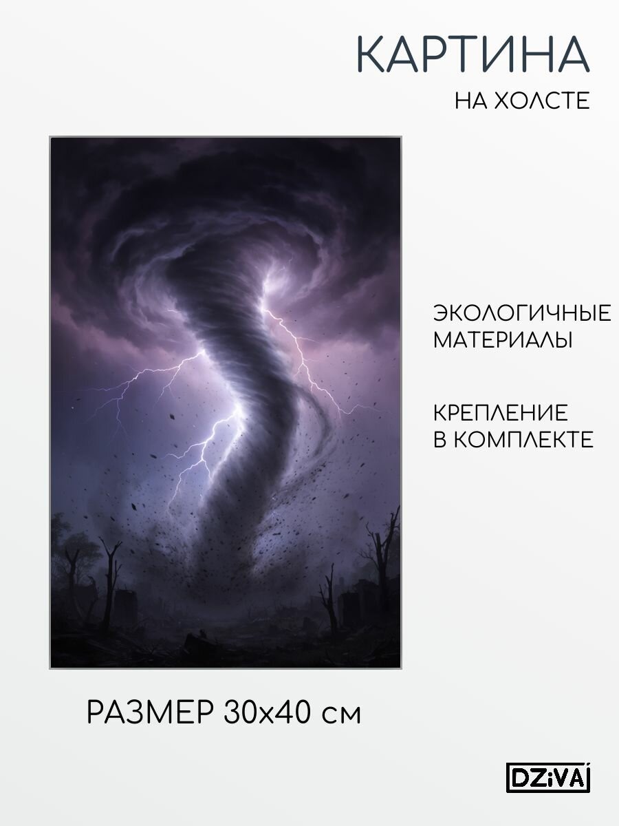 Картина на холсте Современный арт 30x40 см