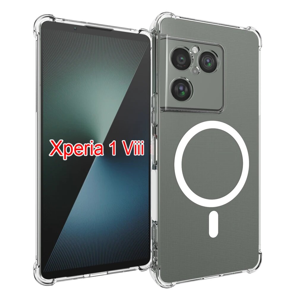 Чехол для Sony Xperia 1 VIII с технологией Magsafe, противоударный, с воздушной подушкой, силиконовый, мягкий, для Sony Xperi.