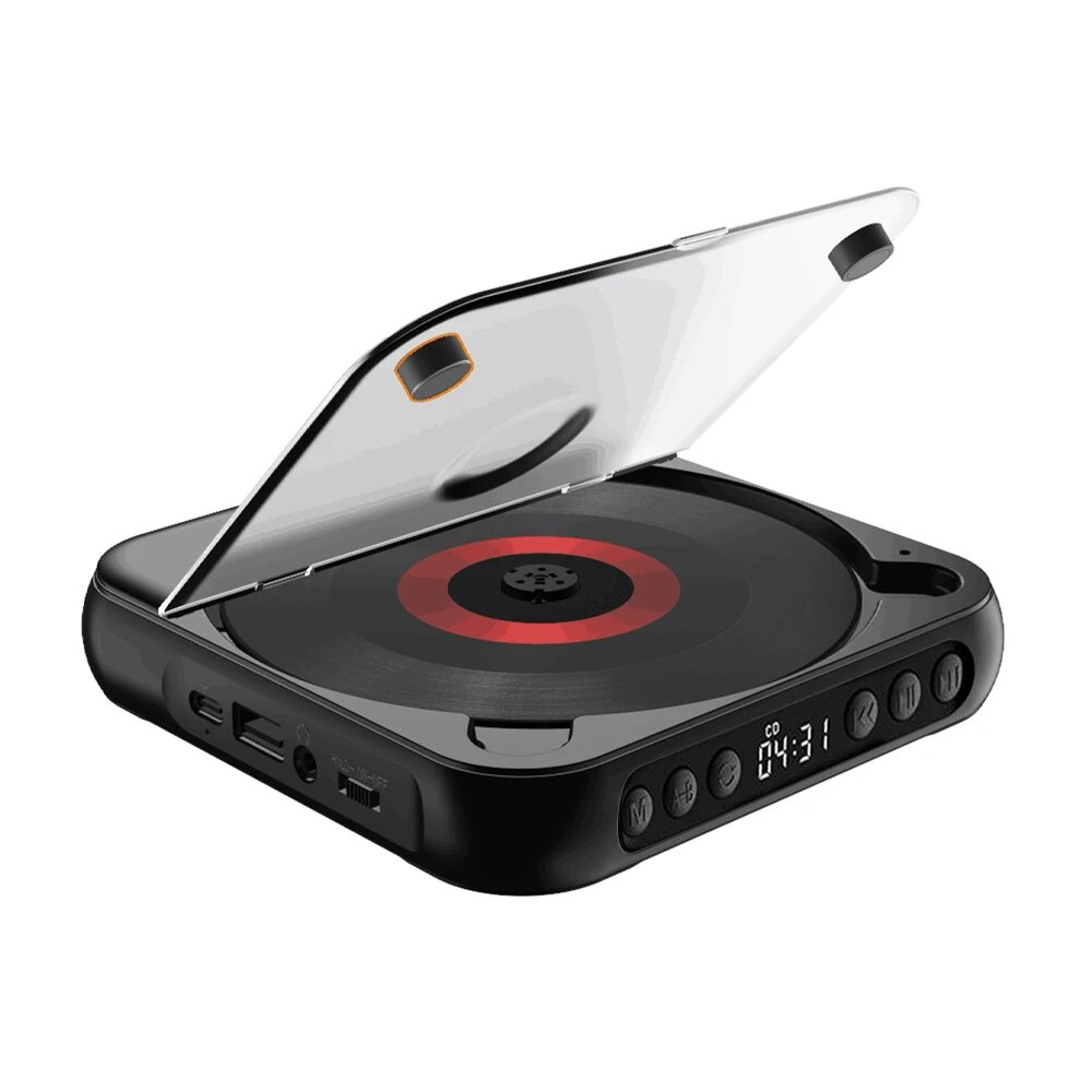 Портативный CD-плеер Bluetooth Sony 6 режимов Black