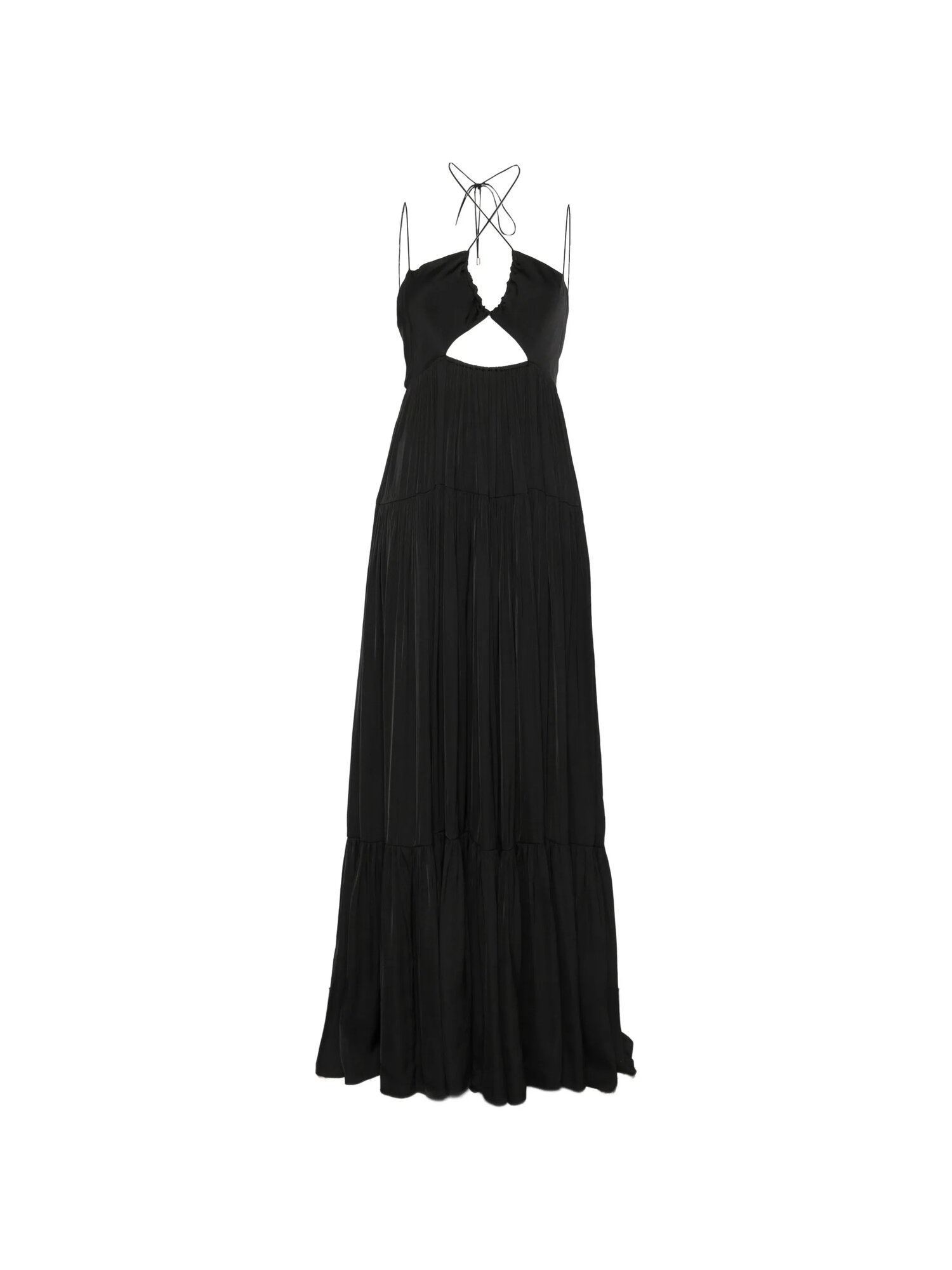 Платье Maxi cut-out satin dress