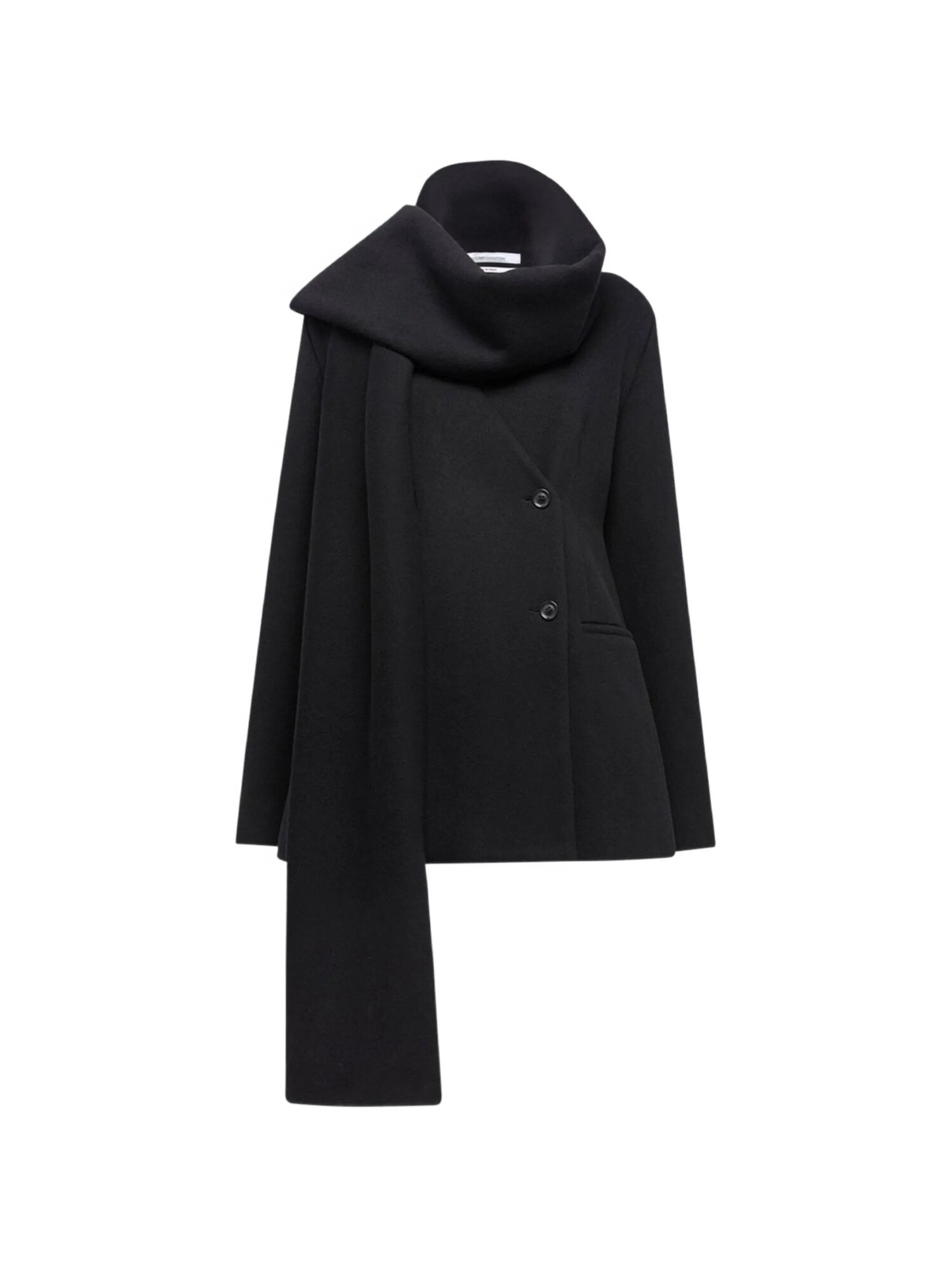Пальто Double-breasted scarf coat
