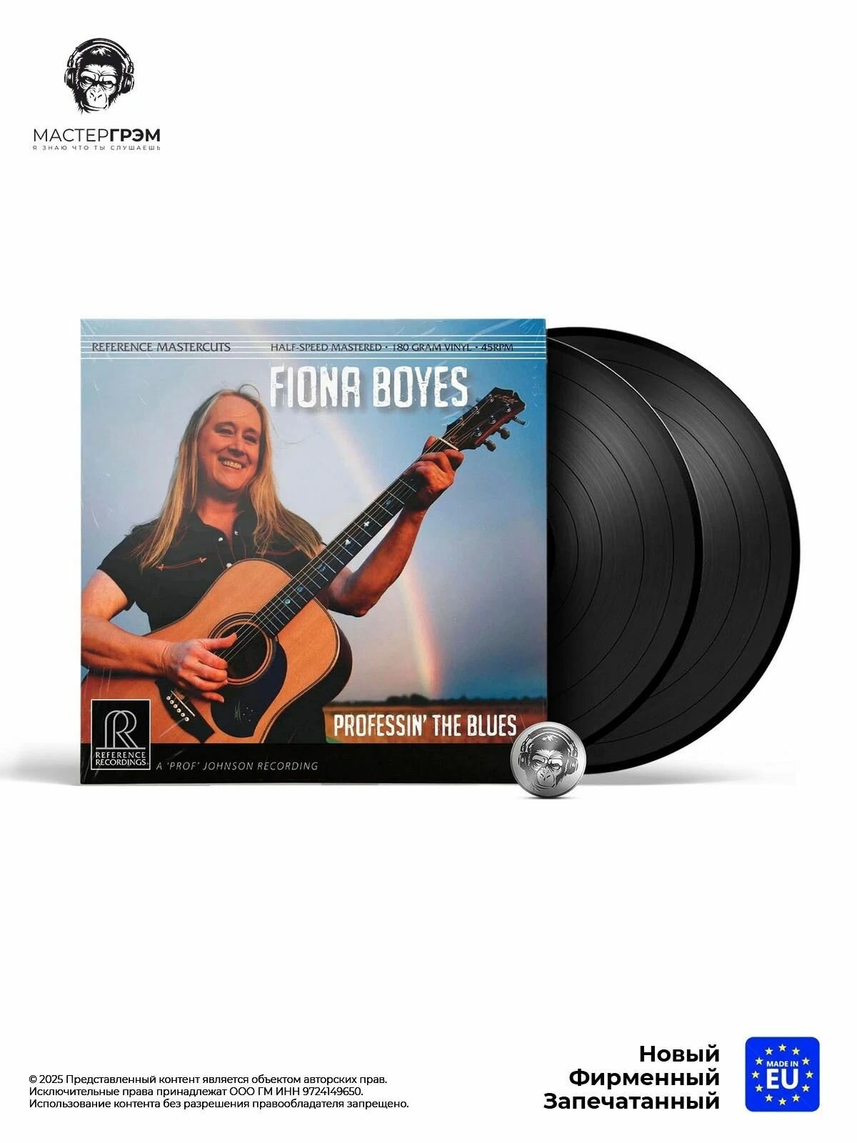 Виниловая пластинка Fiona Boyes - Professin' The Blues (Audiophile Edition) (2LP, 45 RPM) 2017