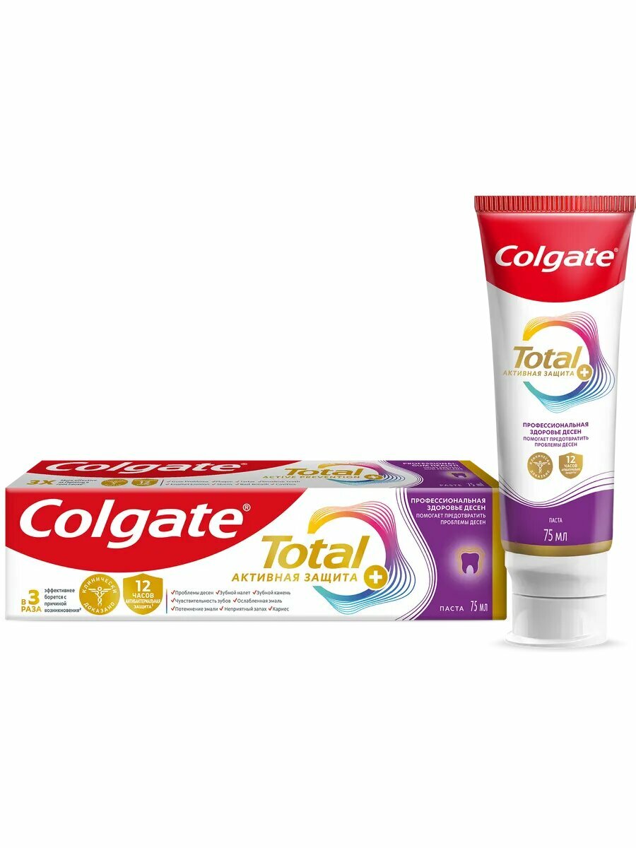 Зубная паста COLGATE Total 12 Профессиональная Здоровье десе