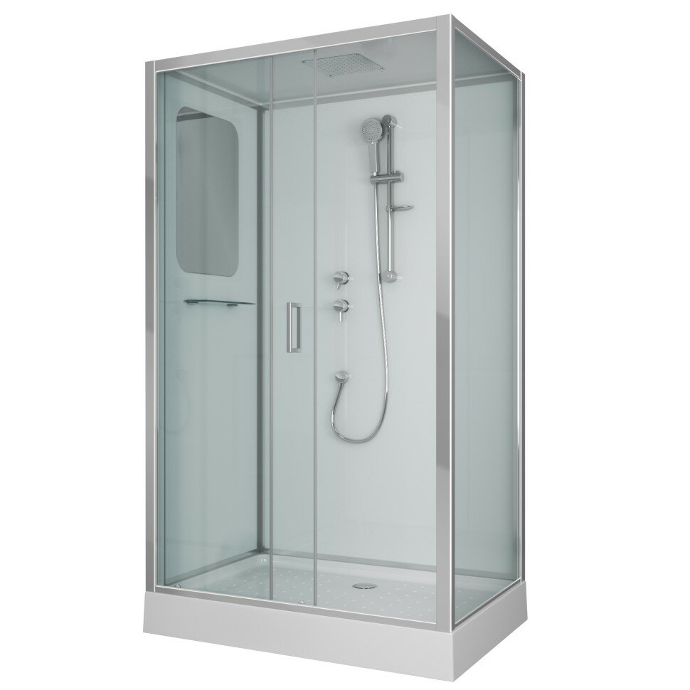 Душевая кабина Niagara Premium NG-6012-01QL (120х80х210) низкий поддон(16 см), стекло прозрачное,4 места