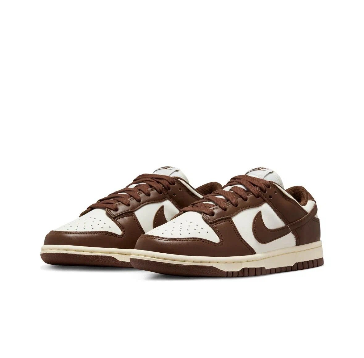 Кроссовки NIKE Dunk Low, размер 6.5us / 37.5eu / 23.5cm, коричневый — фото 1