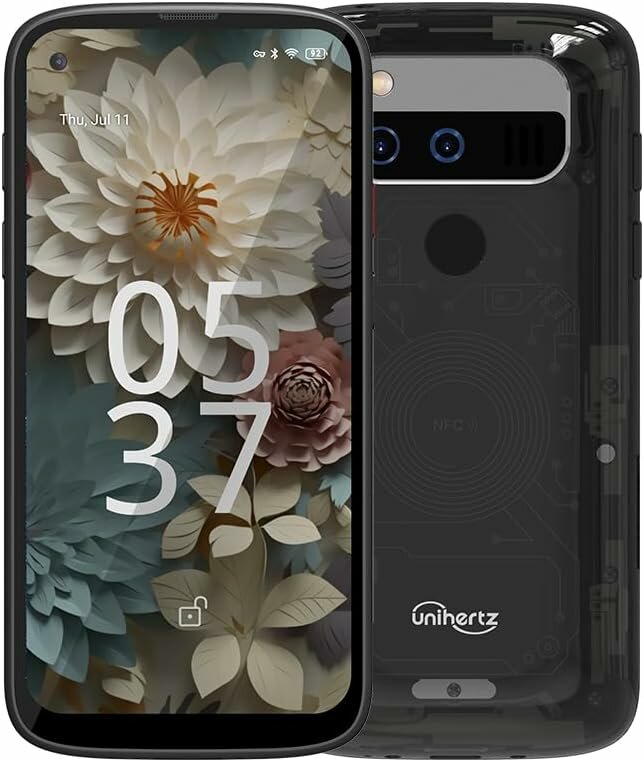 Unihertz Jelly Max – самый маленький смартфон 5G, Android 14, 12 ГБ 256 ГБ, 5,05-дюймовый экран