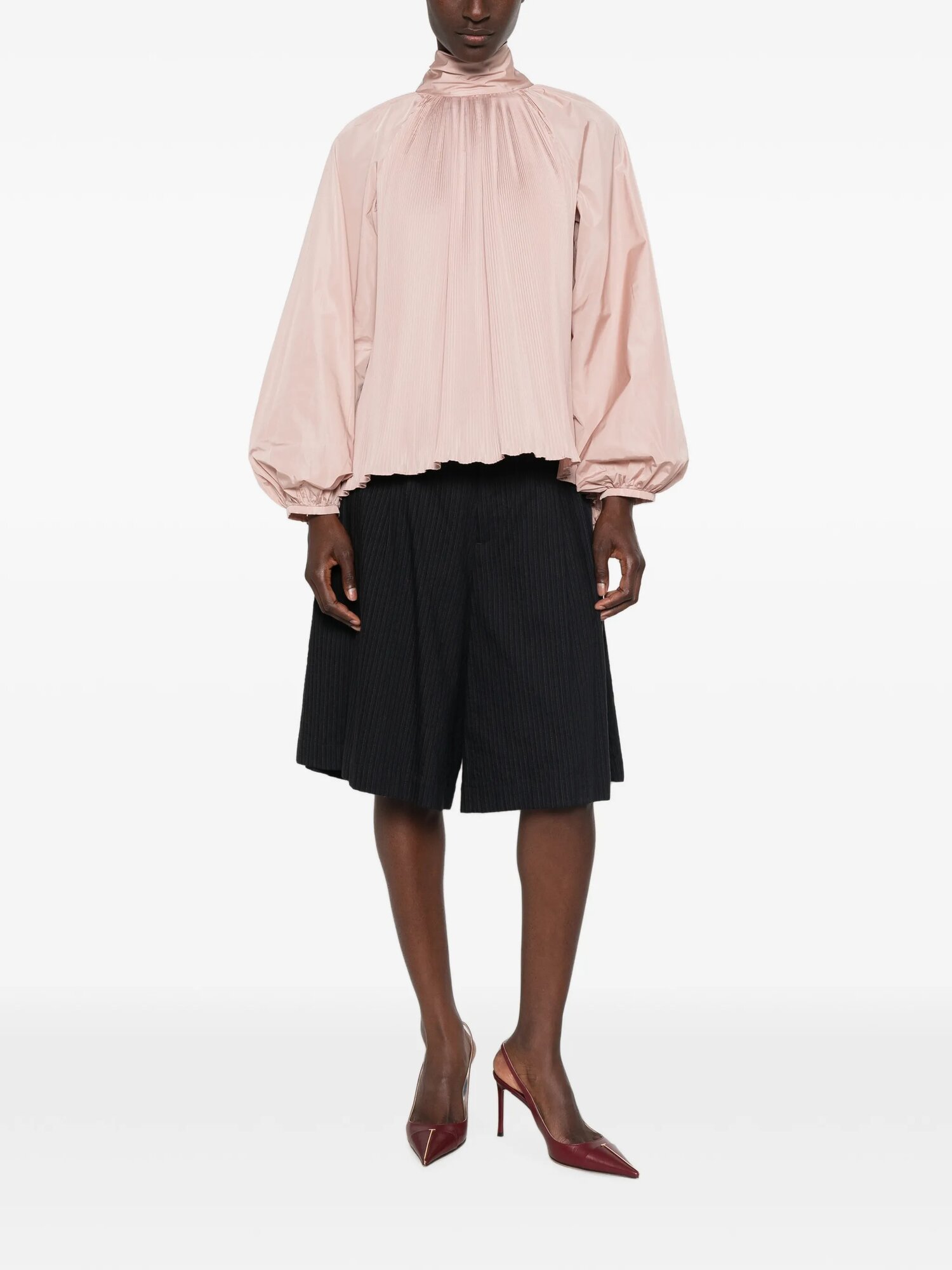Блуза Max Mara Pleated blouse, размер 40 — фото 1