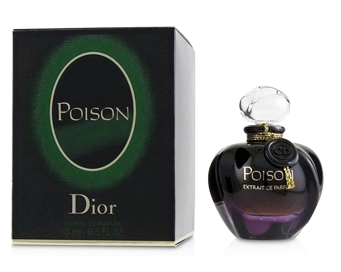 Женские духи Christian Dior Poison Extrait De Parfum 15 мл флакон - Кристиан Диор Пуазон