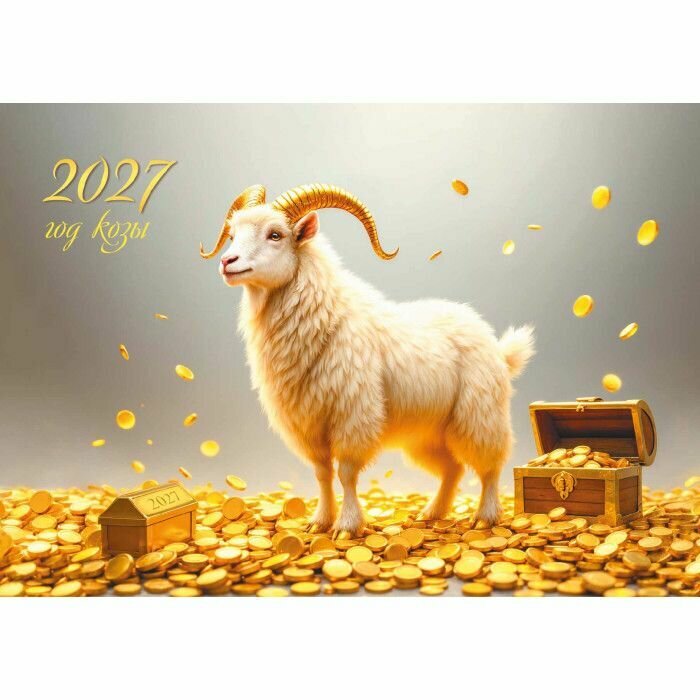 Календарь квартальный настенный трехблочный . 2027 год. 300 х 210 . ( Квадра )