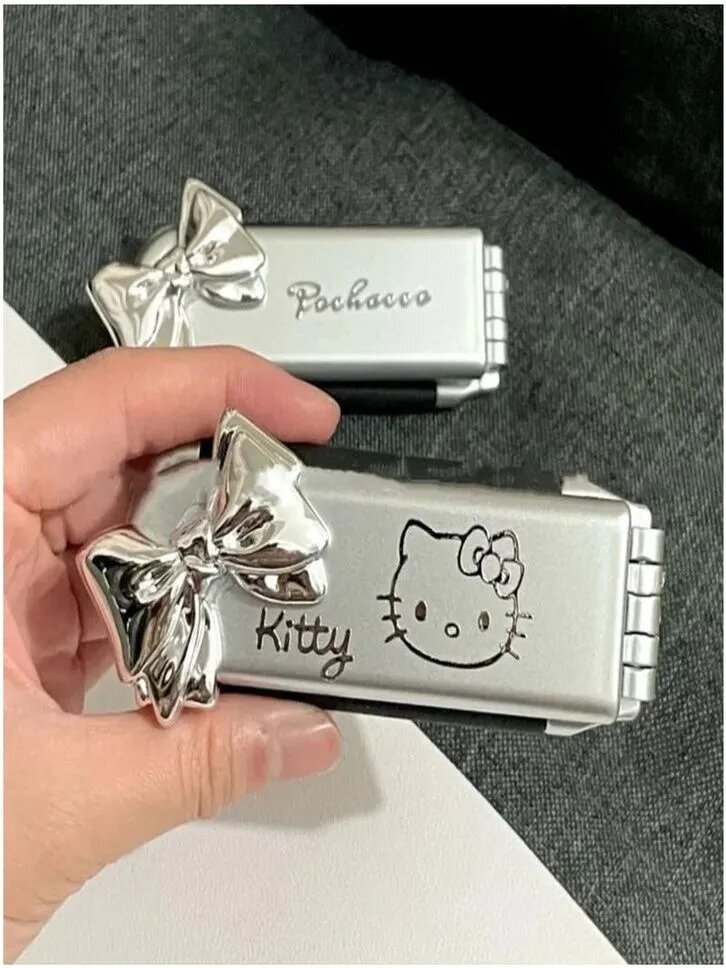 Эксклюзивный компактный набор 2 в 1 с зеркалом и складной расческой Hello Kitty