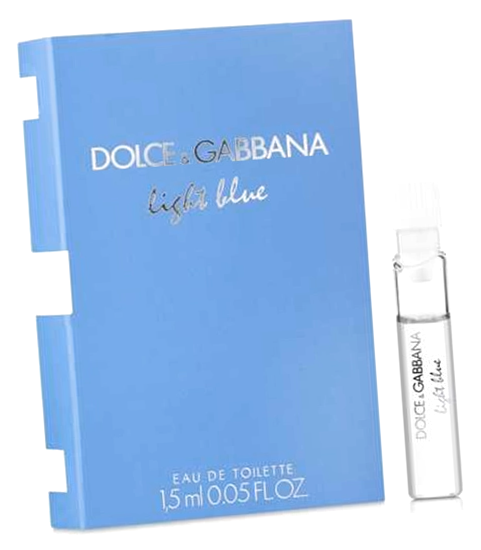Dolce & Gabbana Light Blue - женский аромат 1.5 мл миниатюра / Дольче Габбана Лайт Блю пробник духов