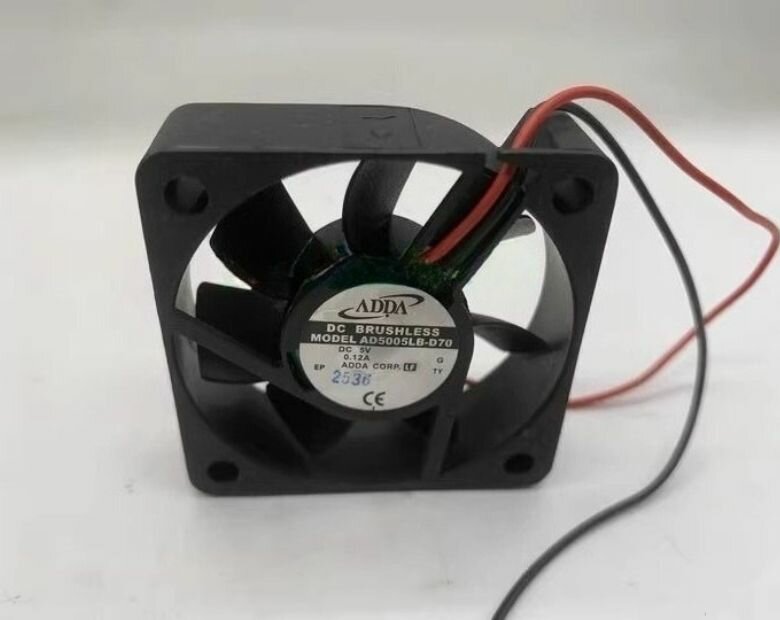 ADDA AD5005LB-D70 5V 0.12A 5015 5 см 2 провода вентиляторы -