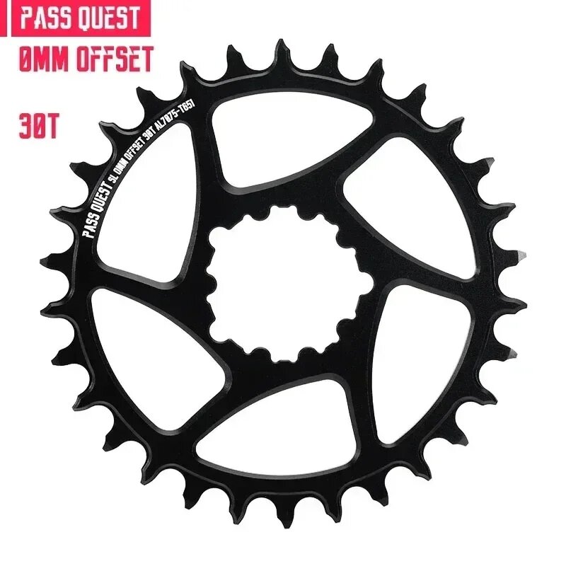 PASS QUEST Звездочка 30T 8мм Offset Black