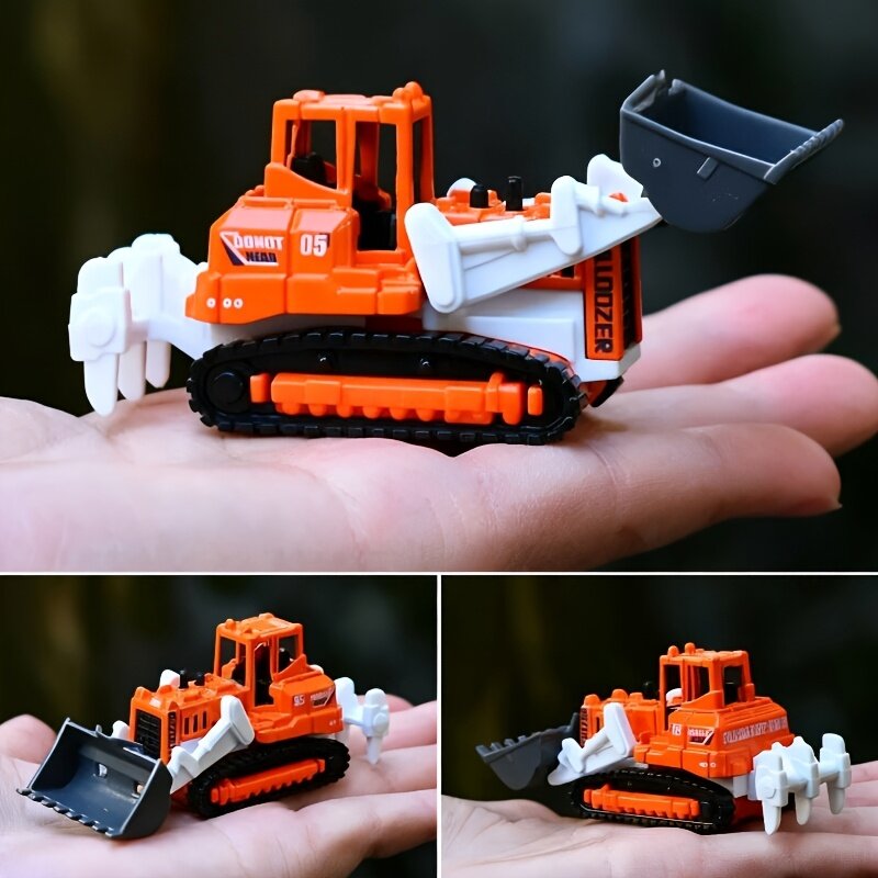 Металлическая модель вилочного погрузчика 1:64, высокодетализированная, для коллекции и декора офиса, подарок на Новый год и день рождения