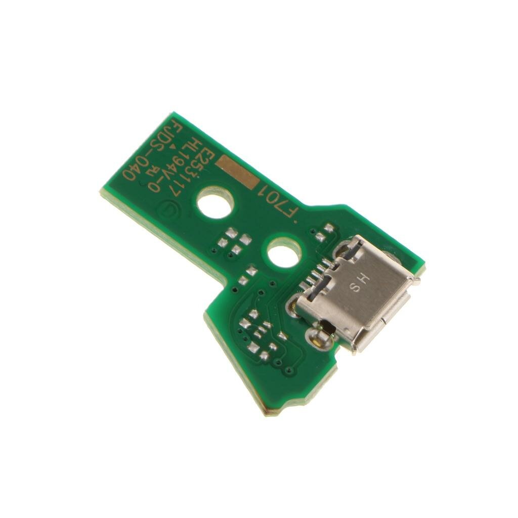 Плата USB-порта для зарядки, 12 контактов, JDS-040, для контроллера Sony PS4 Pro Dualshock