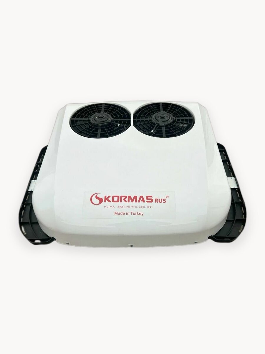 Кондиционер на крышу стояночный автономный электрический автомобильный моноблок 3 кВт 12в компрессорный KORMASrus 3000МК-12v