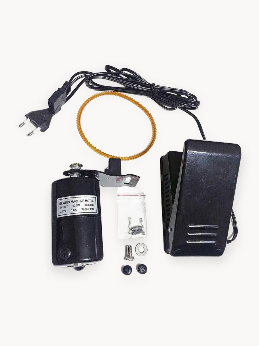 Педаль электропривод для швейных машин полный комплект 100W