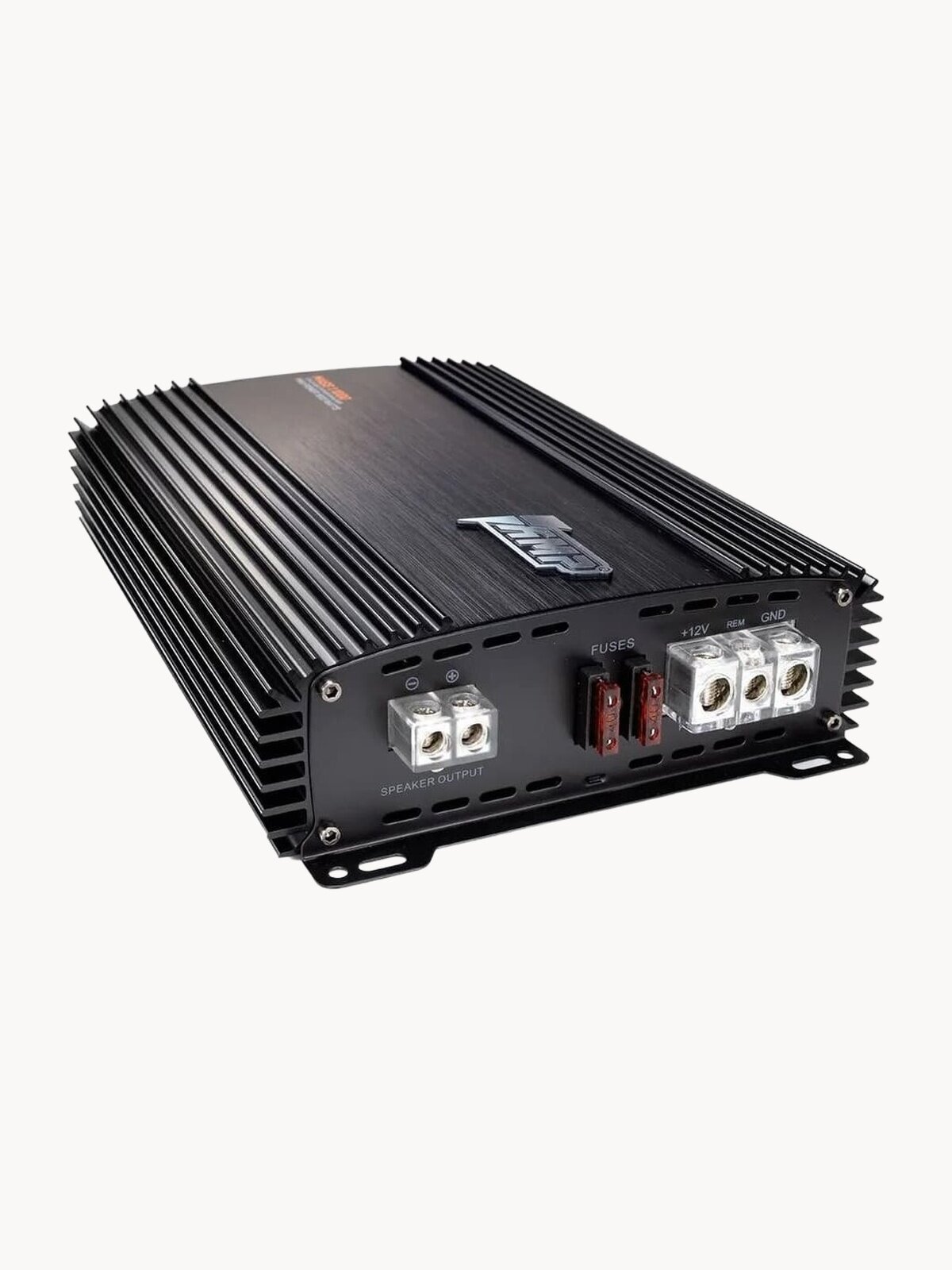 Автомобильный усилитель AMP MASS 1.1000, класс D, фильтры ВЧ и НЧ, режим усиления баса