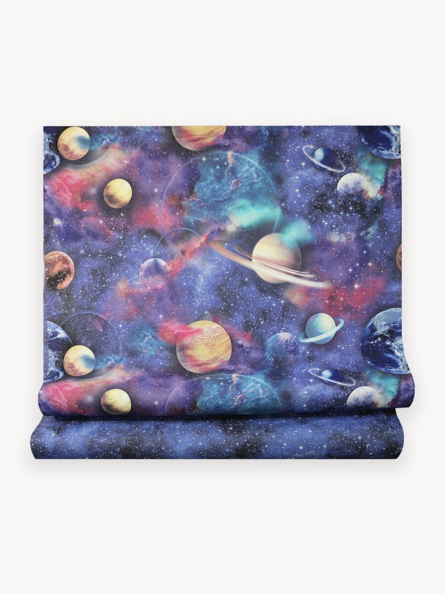 Обои флизелиновые 1.06, Elysium, 803107, Космос Светящиеся в темноте Планеты В Детскую мальчику Девочке