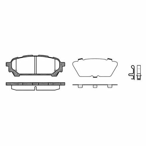 Колодки тормозные Roadhouse 2117601 для Subaru Forester, Impreza
