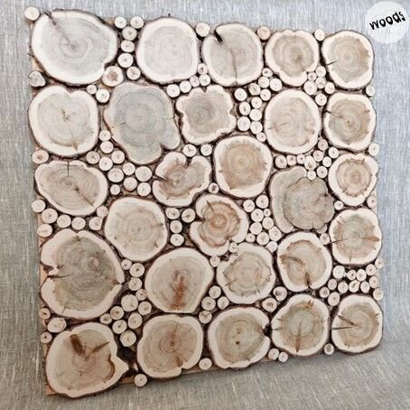 Панно из можжевельника 50х50 см