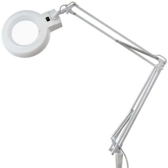 Лупа Rexant 8D на струбцине с подсветкой