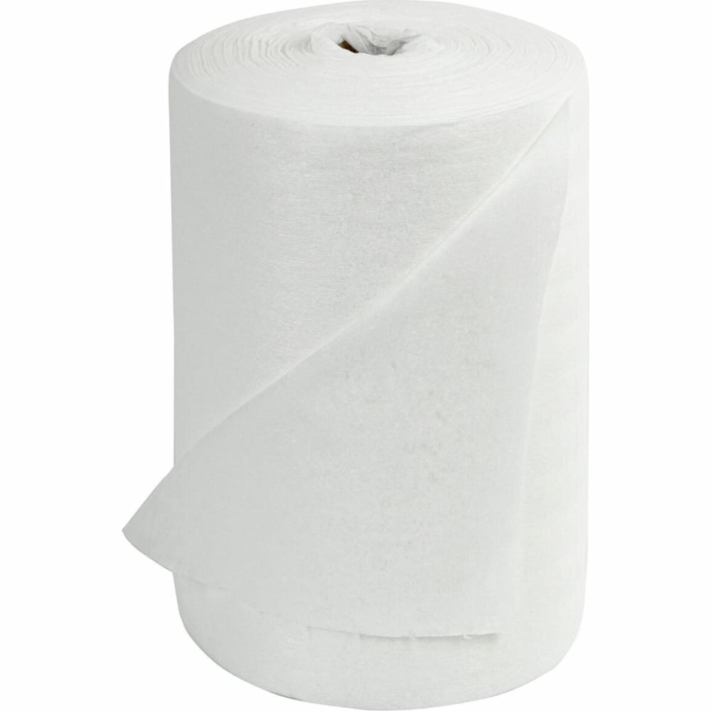 Одноразовые нестерильные салфетки в рулоне чистовье 200 шт, 20x20 см, спанлейс, 40 г/кв. м, белые 630227, из нетканого