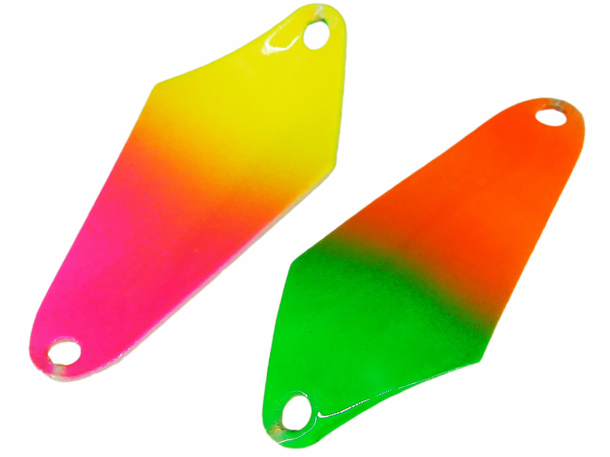 Блесна колебалка Зябликов Ромбик 3.2cм. 2.3гр fluo