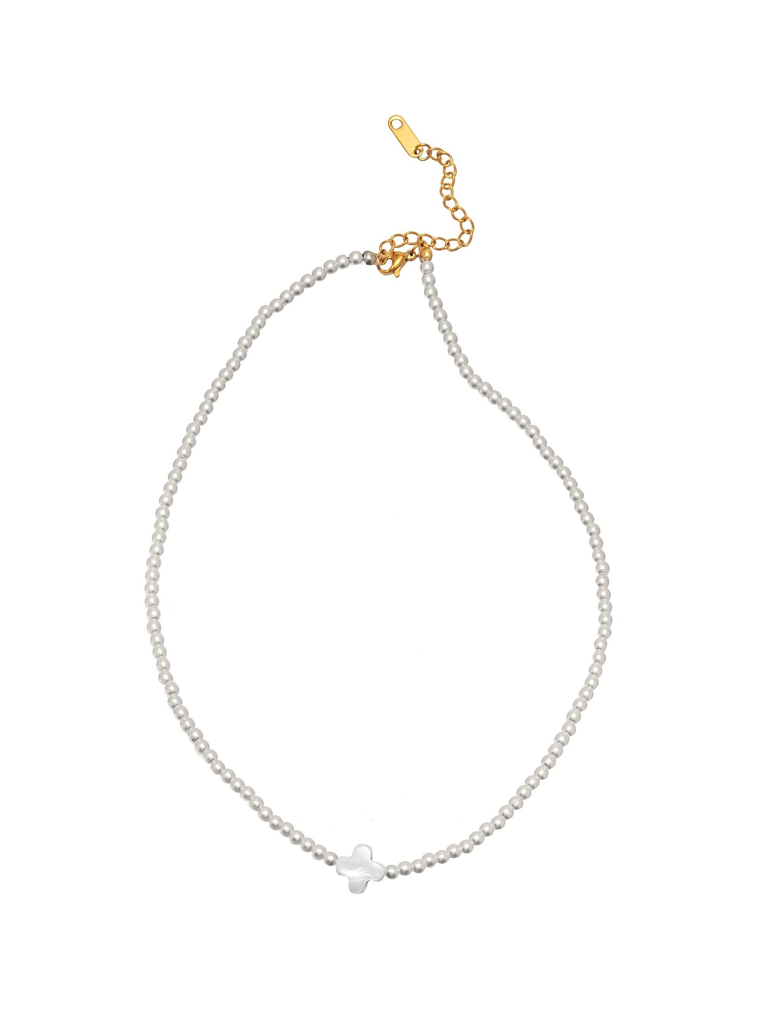 Чокер, жемчуг имитация