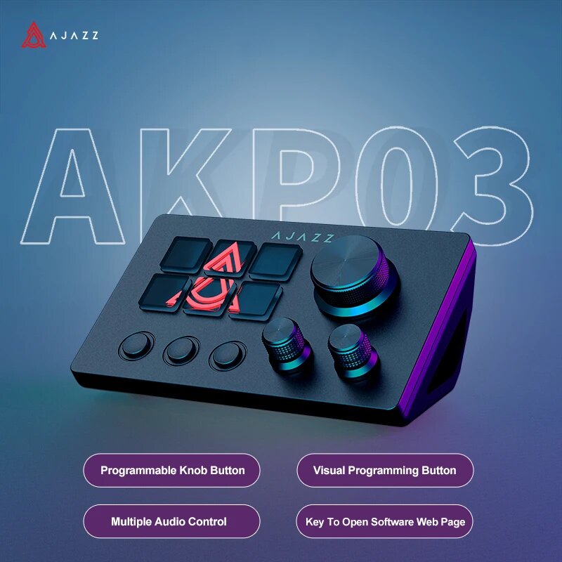 Ajazz AKP153E механическая мини-клавиатура AKP03E-Black