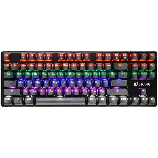 Клавиатура Oklick 969G Shotgun проводная, USB Type-A, чёрный
