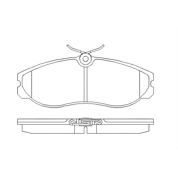PATRON PBP909 (1203933 / 1495951 / 1954459) колодки тормозные дисковые передн ford: Maverick (Маверик) 93-98, nissan: